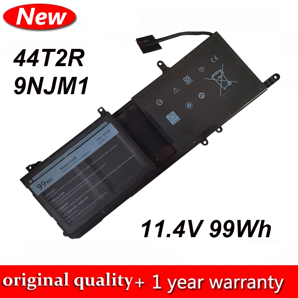 New 11.4V 99Wh 9NJM1 44T2R HF250 546FF Laptop Battery For Alienware 15 ...