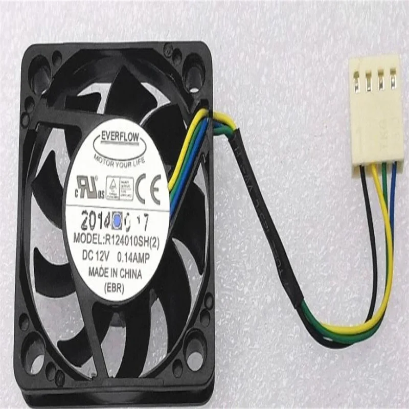 EVERFLOW 4010 4CM fan R124010SH(2) 12V 0.14A 4-wire PWM speed ...