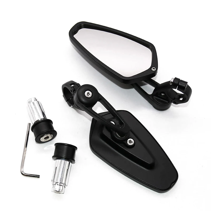 Universal-Motorcycle-Rearview-Mirror-Diamond-Large-size-Mirrors ...