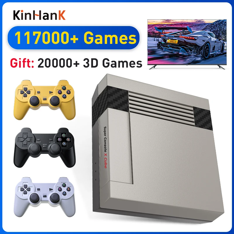 Retro Video Game Console Super Console X Cube For Psp/ps1/n64/snes/nes ...