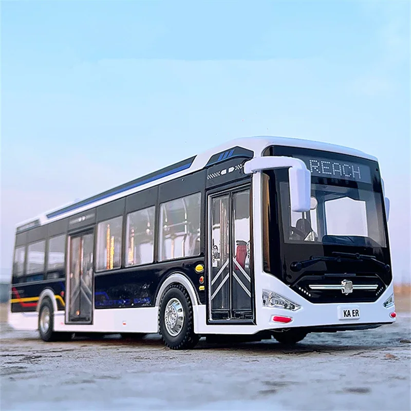 Large-Size-Alloy-Electric-Tourist-City-Traffic-Bus-Model-Passenger-Car ...