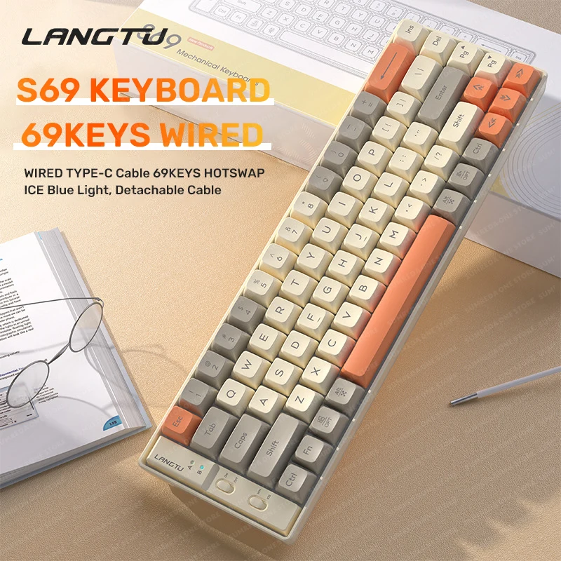 Langtu-LT-S69-Gaming-Mechanical-Keyboard-69Keys-TYPE-C-Wired-hot-swap ...