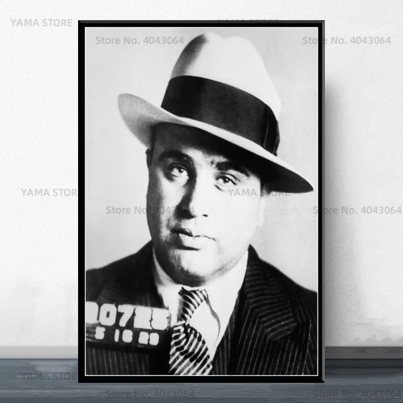Vintage-Old-Photos-Print-Art-Canvas-Poster-Al-Capone-Mafia-Gangster ...