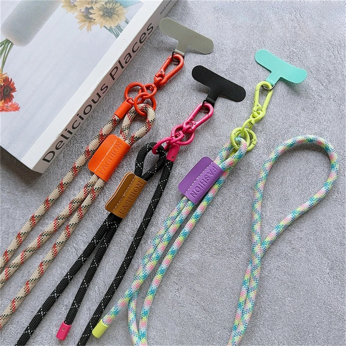 Cute-Adjustable-Lanyard-Crossbody-Shoulder-Straps-Keychain-Key-Ring ...