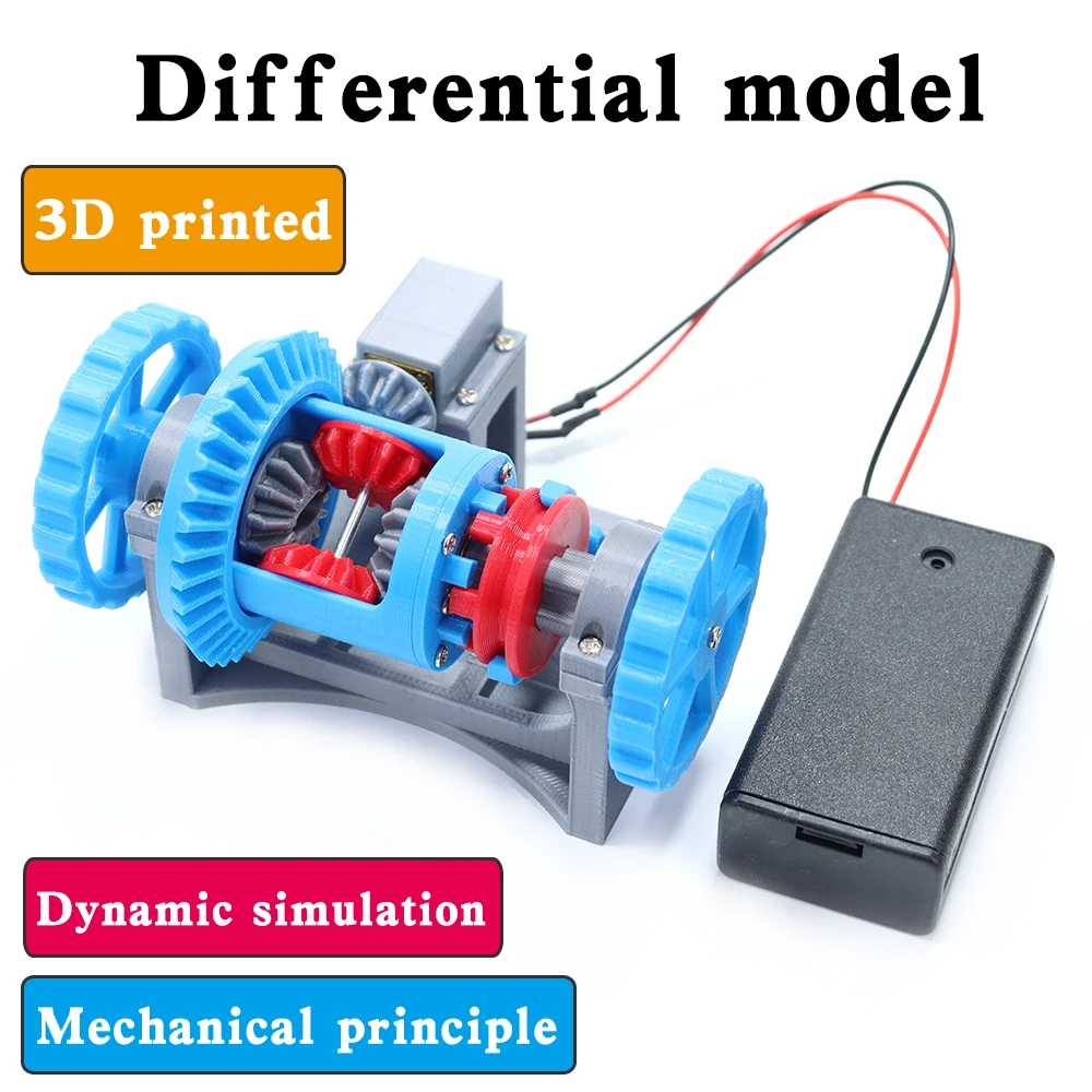 Car-differential-model-3D-printed-Dynamic-simulation-Mechanical ...