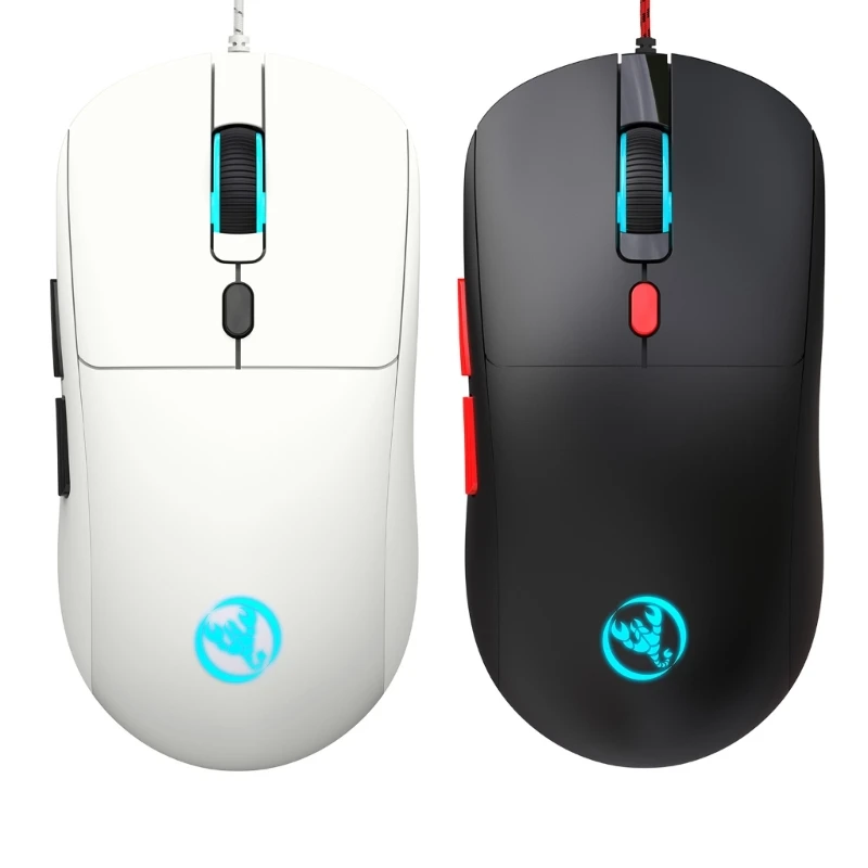 Durability-Wire-USB-Mouse-with-6Buttons-3600DPI-Optical-Sensors-for ...