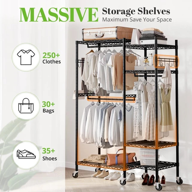 Portable Closet On Wheels