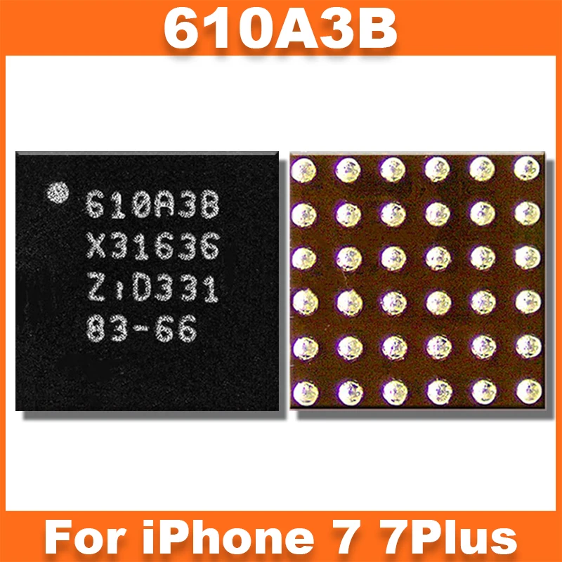 10pcs 610a3b u2 ic bga u4001 carregador usb chip tristar ic para iphone 7 7plus 7g 7p 1610a3b ...