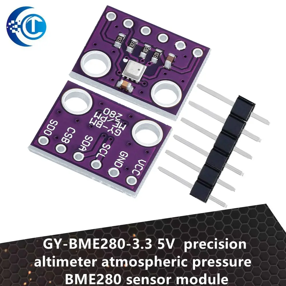 1PCS-GY-BME280-3-3-5V-precision-altimeter-atmospheric-pressure-BME280 ...