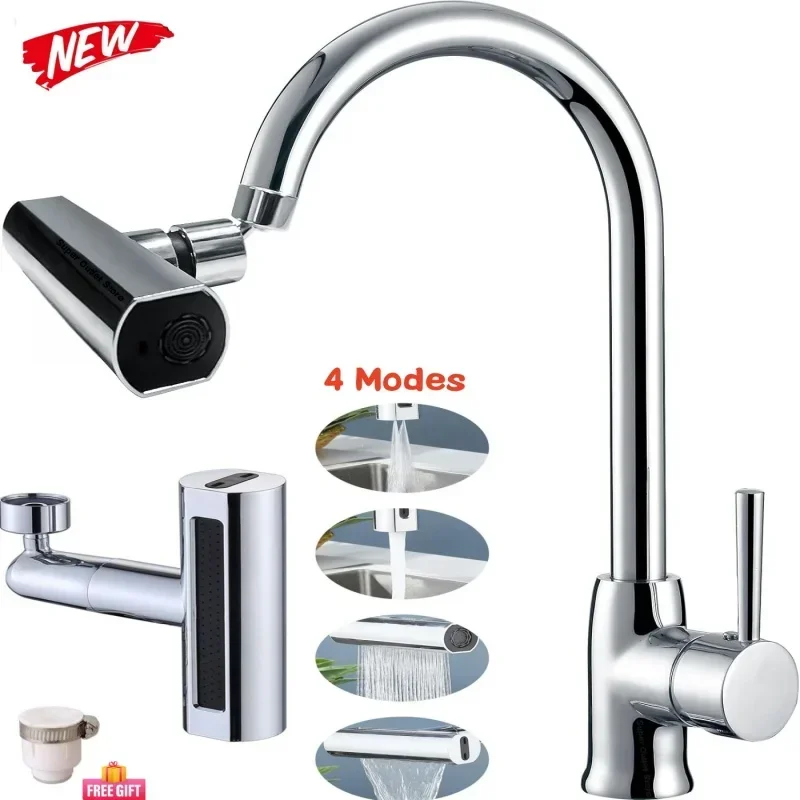 Kitchen-Faucet-Extender-Waterfall-Stream-Sprayer-Head-Bubbler-Filter ...