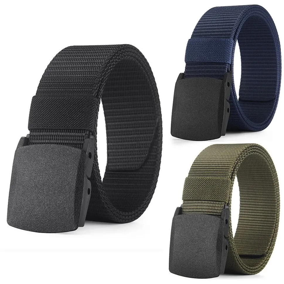Cinto-masculino-ao-ar-livre-casual-cinto-de-lona-metal-treinamento ...