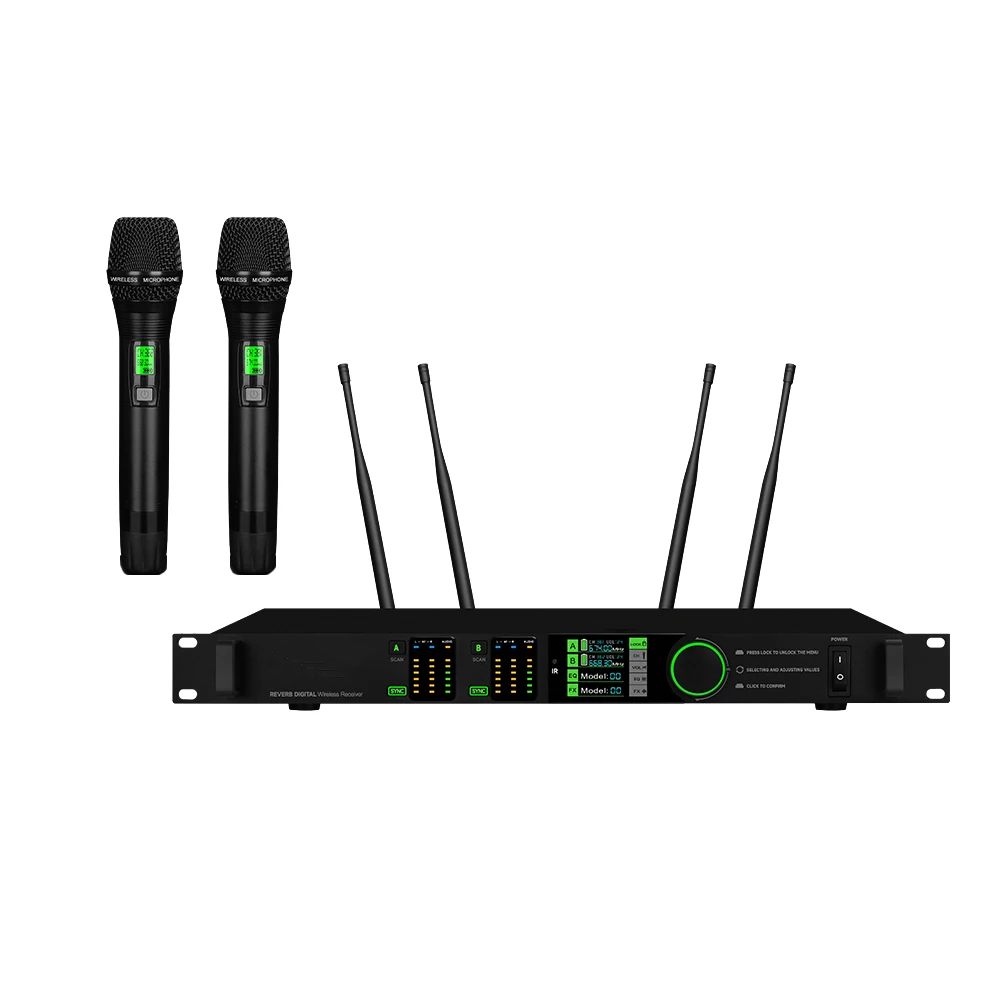 Advanced-Axint-GLXD4-2-Way-Digital-Wireless-Microphone-System-Built-in ...