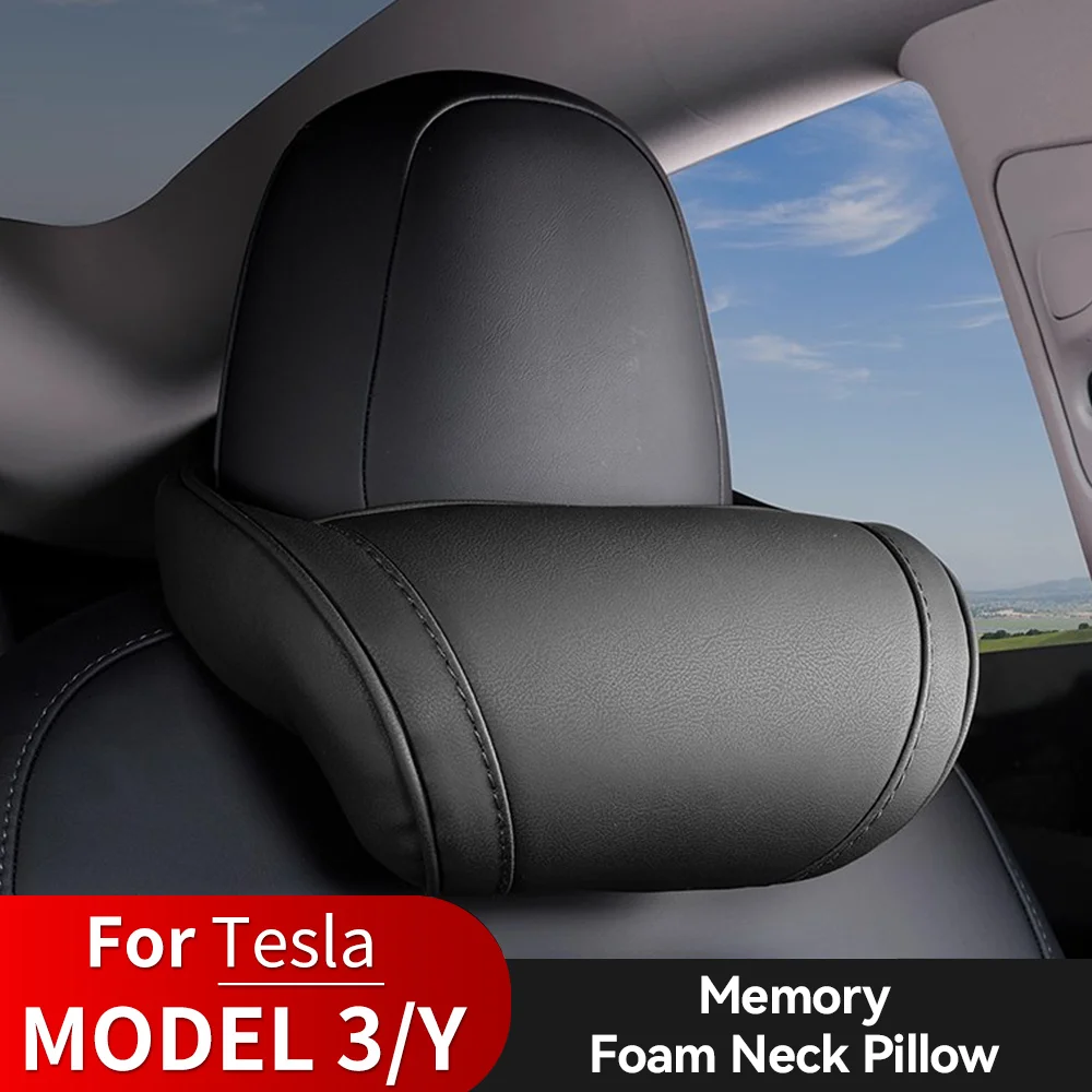 YZ for Tesla Model 3/Y/X Juniper Highland Neck Pillow Seat Headrest ...
