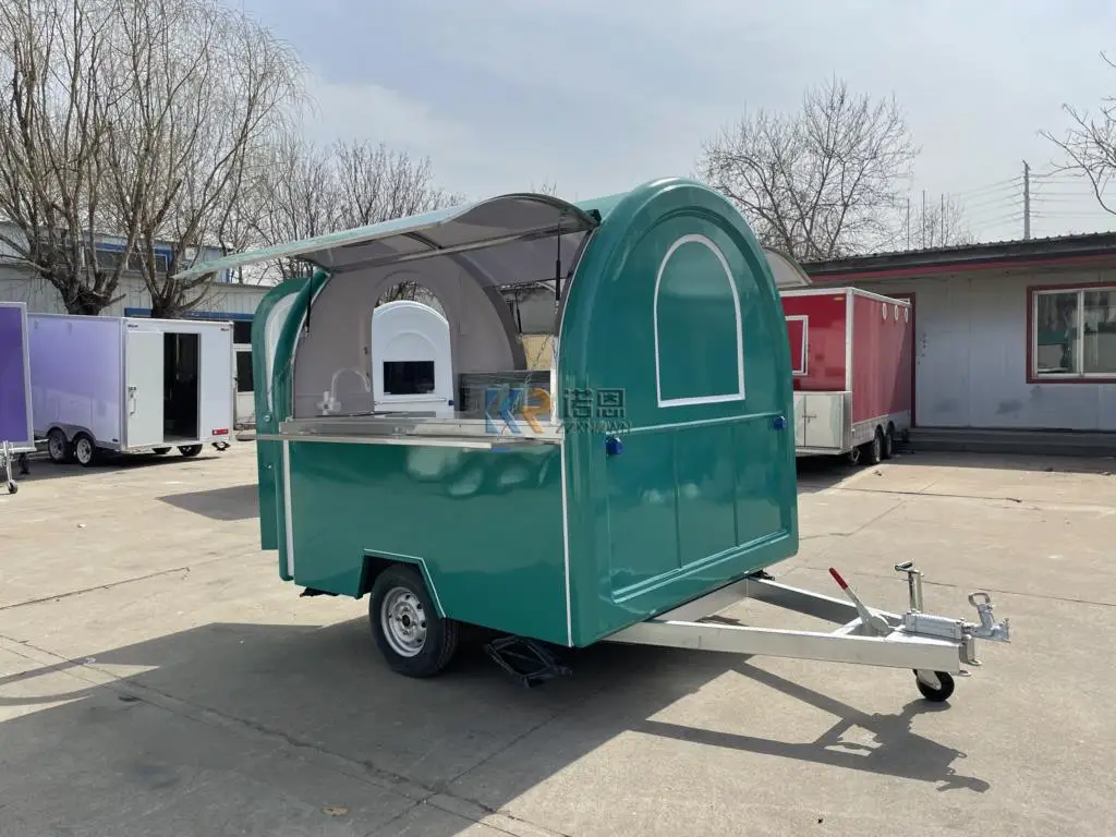 OEM-Customized-Food-Truck-Rolling-Cart-Fast-Food-Machine-Snow-Cone ...