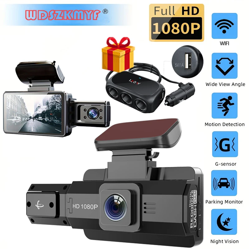 Car-Dvr-WIFI-Dual-Lens-Dash-Cam-for-Cars-1080P-3Inch-Video-Recorder ...