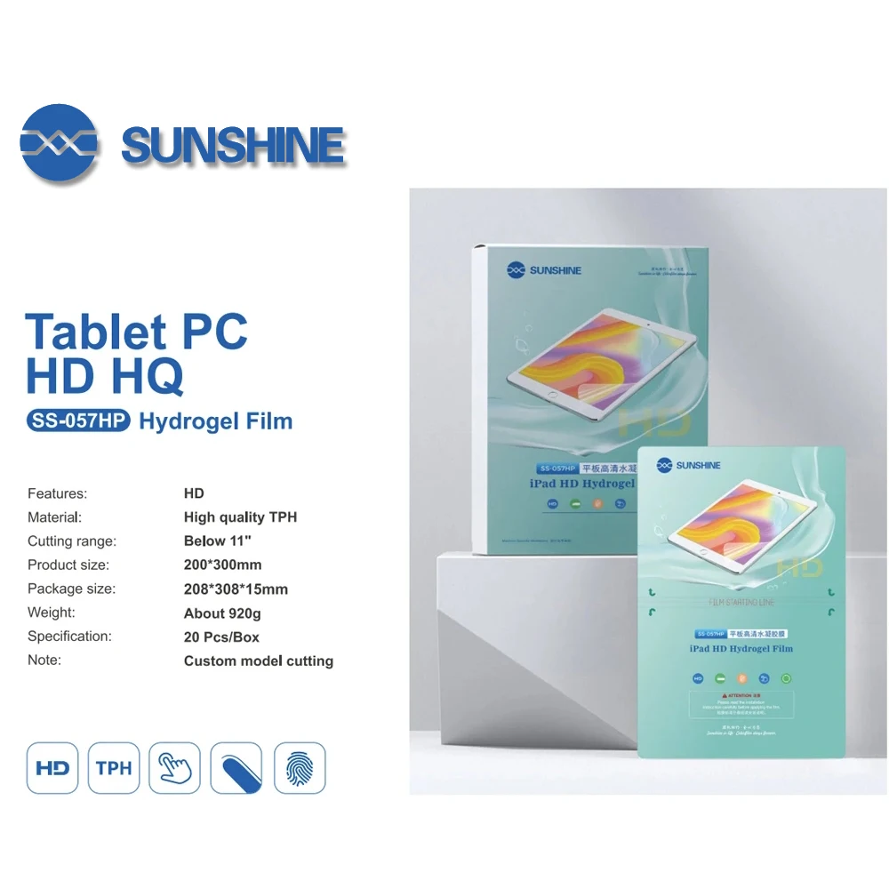 SUNSHINE-20PCS-BOX-SS-057HP-A4-SIZE-200X300MM-HD-CLEAR-Flexible ...