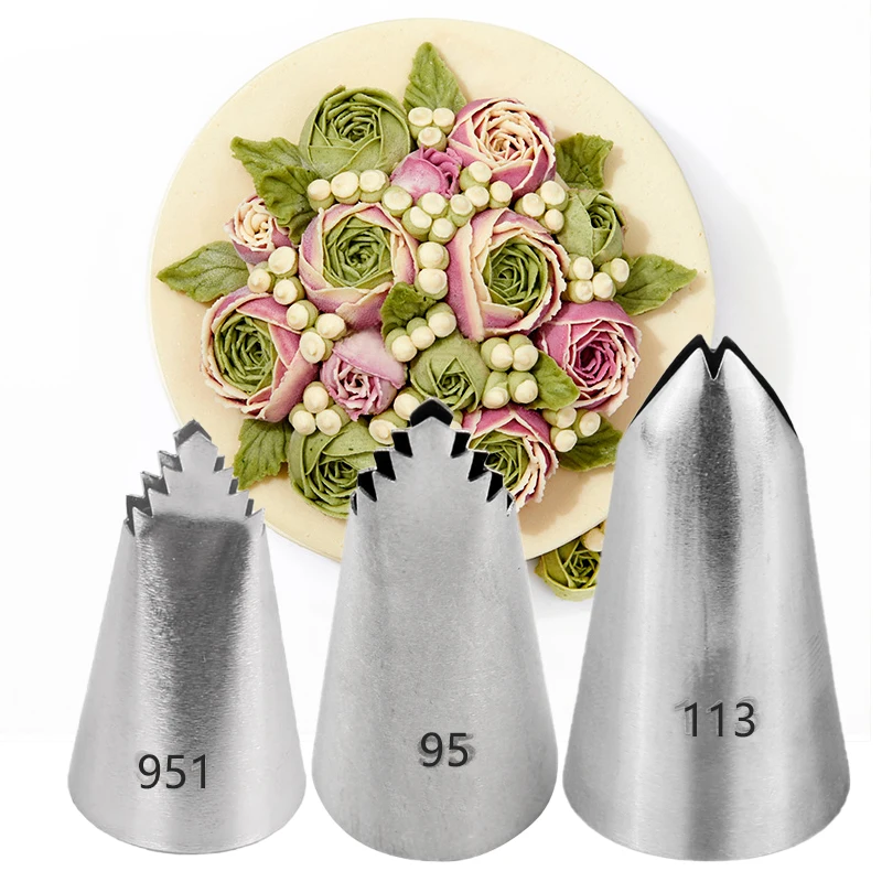Leaf Decorating Tips Icing Piping Nozzles | Flower Pastry Cake Icing ...