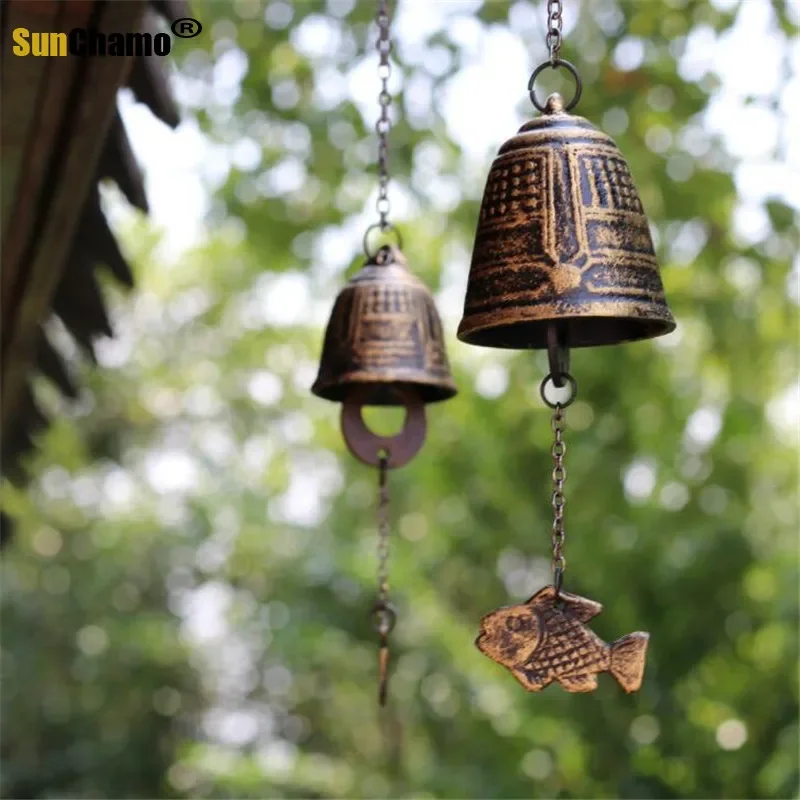 Japanese-Style-Southern-Cast-Iron-Wind-Bell-Retro-Summer-Temple-Pendant ...