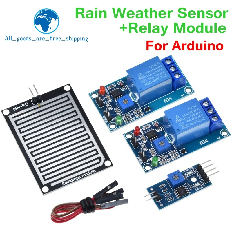 Snow Raindrops Detection Sensor Module Rain Weather Module Humidity For ...