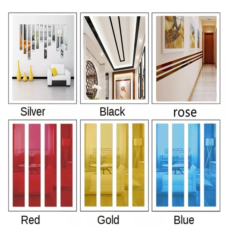 2PC-Self-Adhesive-Ceiling-Edge-Strip-Wall-Stickers-Living-Room-TV-Back ...