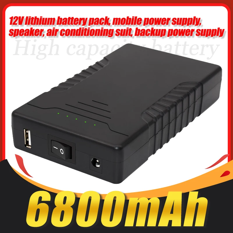 High Quality 12V Lithium Battery Pack 12000mA Large Capacity 5V Mobile ...