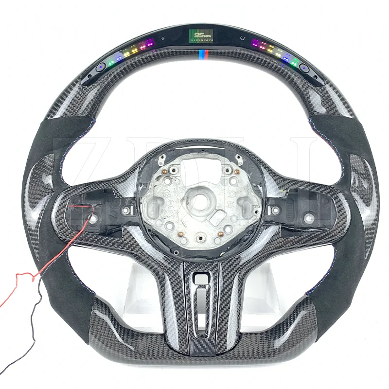 Volante-LED-de-fibra-de-carbono-con-calefacci-n-para-BMW-G80-G20-G30 ...