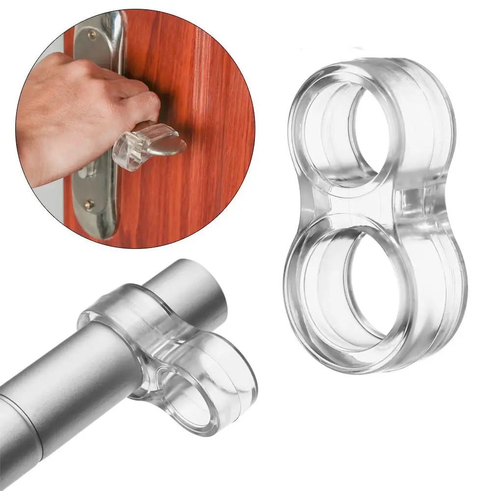 Handles-Door-Stopper-Buffer-Punch-free-Door-Stops-Transparent-Silica ...
