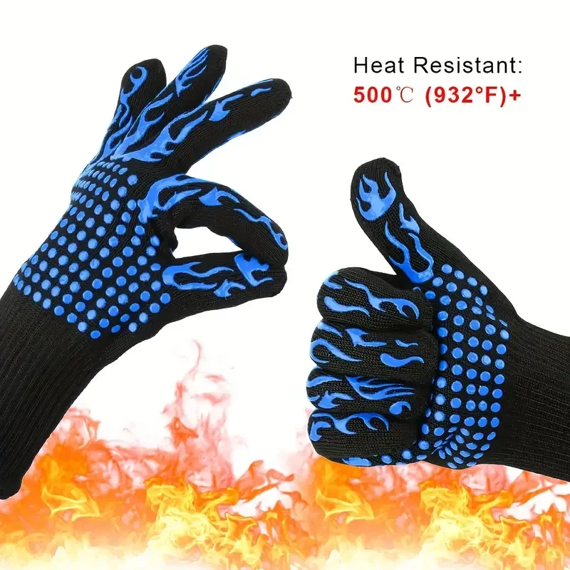 2pcs-BBQ-Microwave-Oven-Gloves-Baking-Oven-Mitts-Non-slip-Fireproof ...