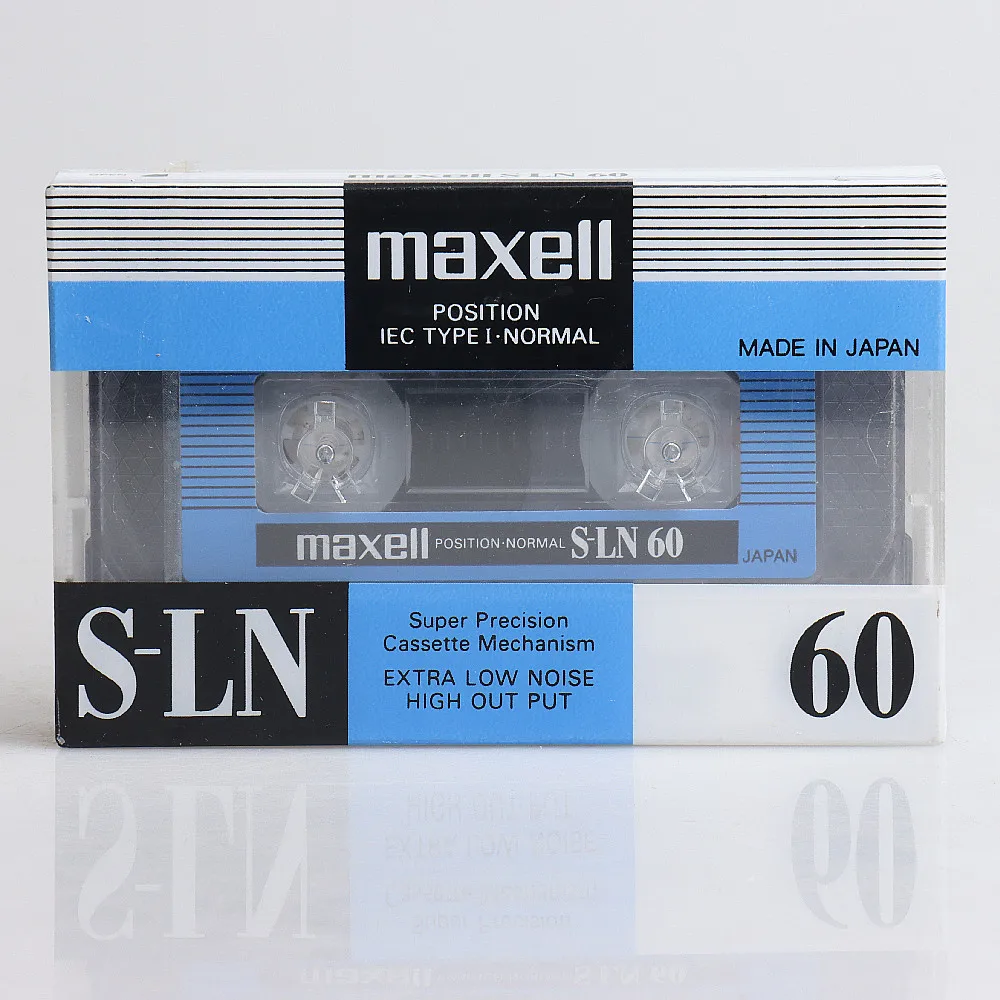 Maxell S LN Blank Gravação De Áudio Fita Cassete, Selado, 60 Minuto ...