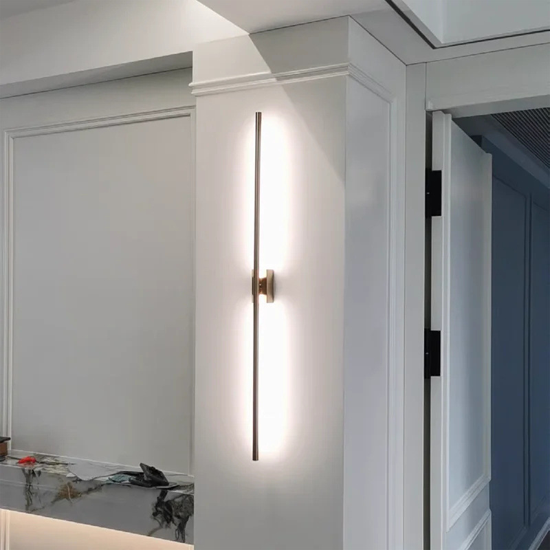 Настенный светильник Trustwin lighting, черный золотой, светодиодный ...