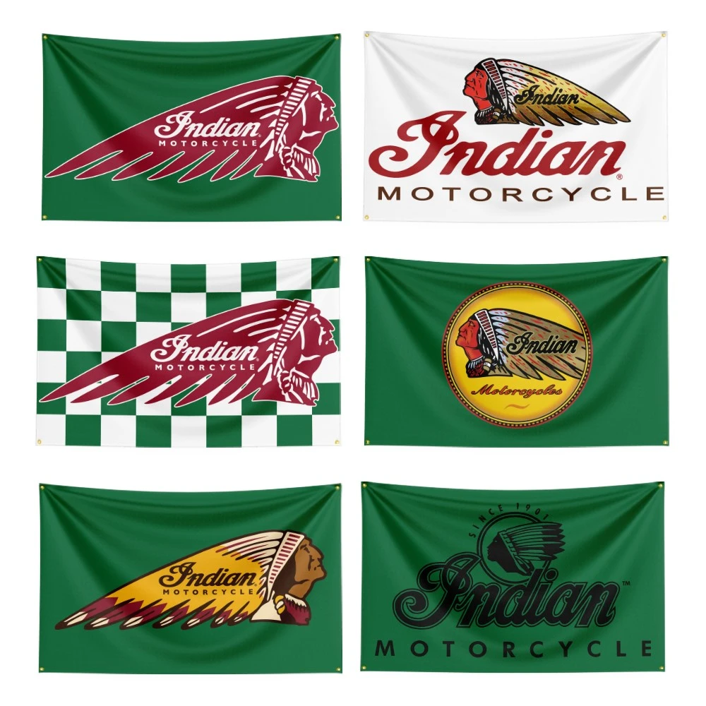 Indian Motorcycles Banner | Indian Motorcycle Flag | Polyester Club ...