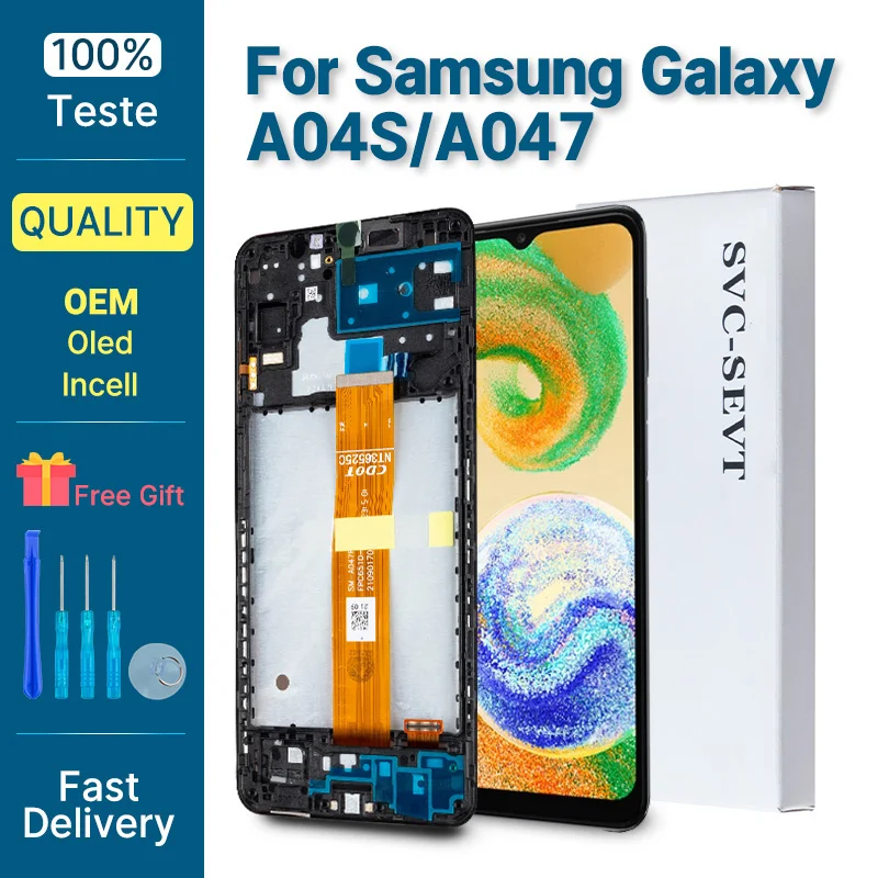 NEW-Display-Pantalla-For-Samsung-Galaxy-A04S-A047-A047F-Touch-Screen-Digitizer-Assembly ...