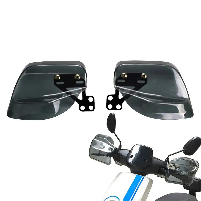 Motorcycle-Grip-Guard-Cold-Protector-Handguards-Windshield-Wind ...