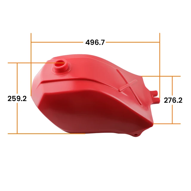 Gas Fuel Tank W/ Cap Petcock Set For Honda ATC250ES Big Red 250
