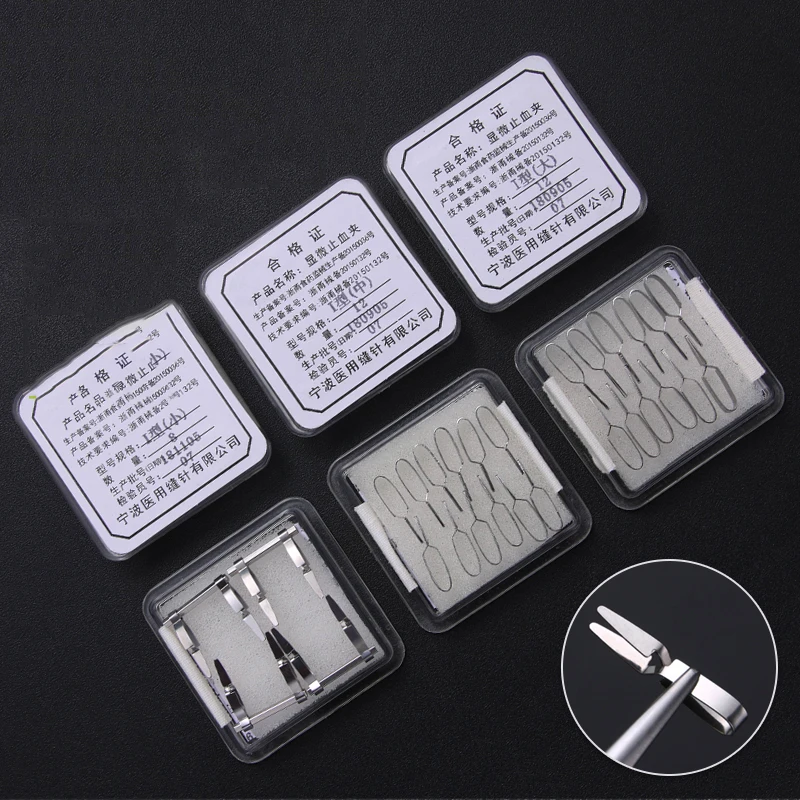 Stainless Steel Micro Hemostatic Clamp Vein Clamp Small Blood Vessel ...
