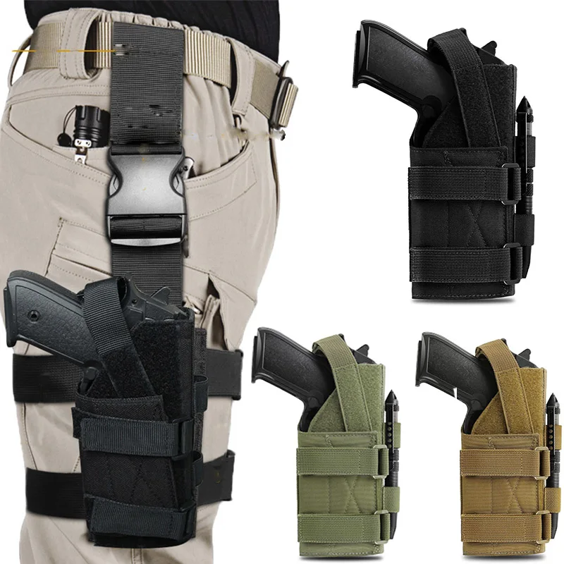 Universal-Drop-Leg-Gun-Holster-Molle-Waist-Belt-Pistol-Holster-for ...