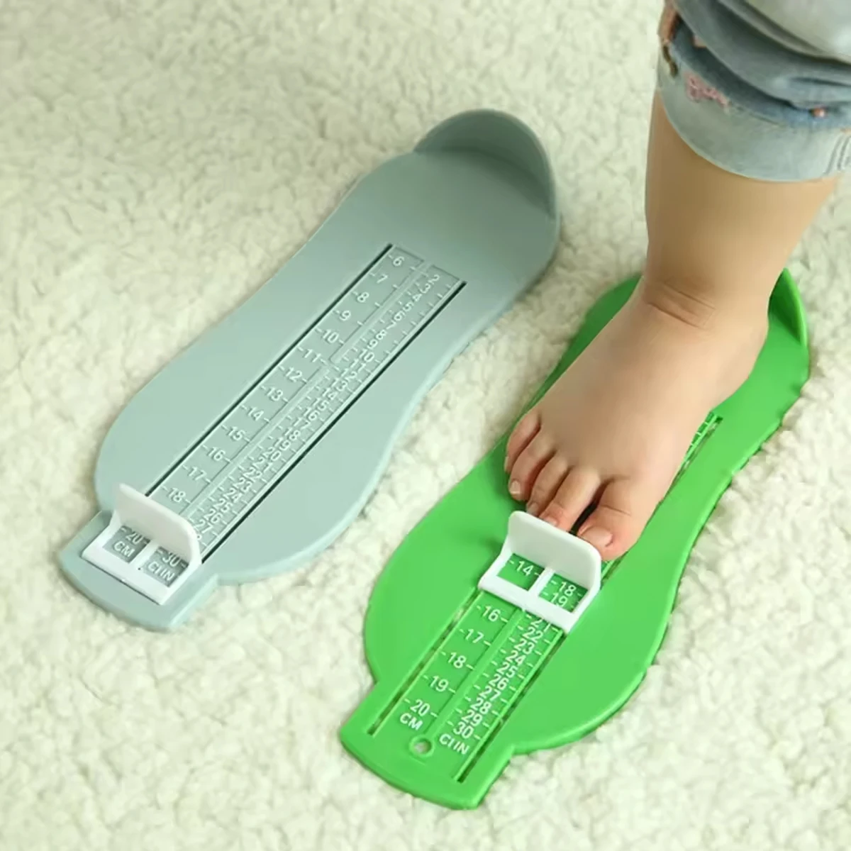 1pc-Baby Foot Ruler Kids Foot Length Measuring Device Child Shoes ...