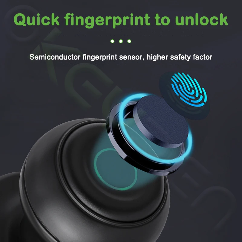 K01 Vízálló Golyóajtózár Tuya Bluetooth Wifi Intelligens Ujjlenyomat ...