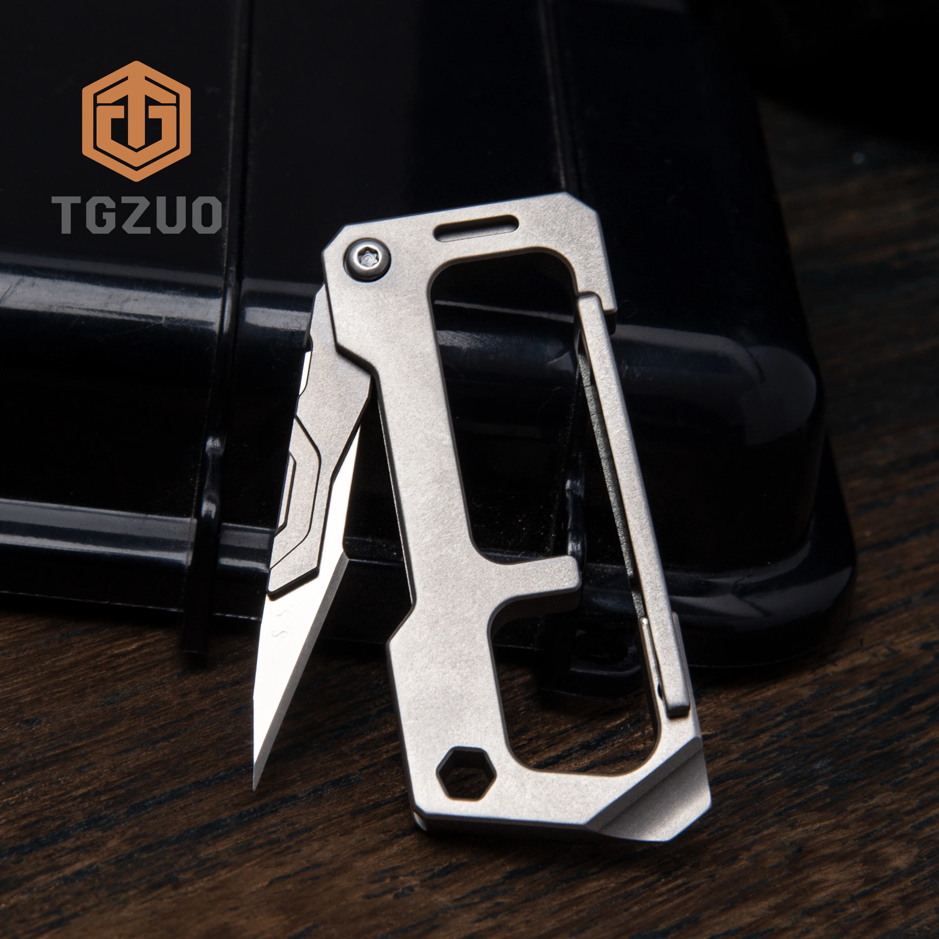 Multifunctional-EDC-Tool-Titanium-Alloy-Key-Chain-Knife-Stainless-Steel ...