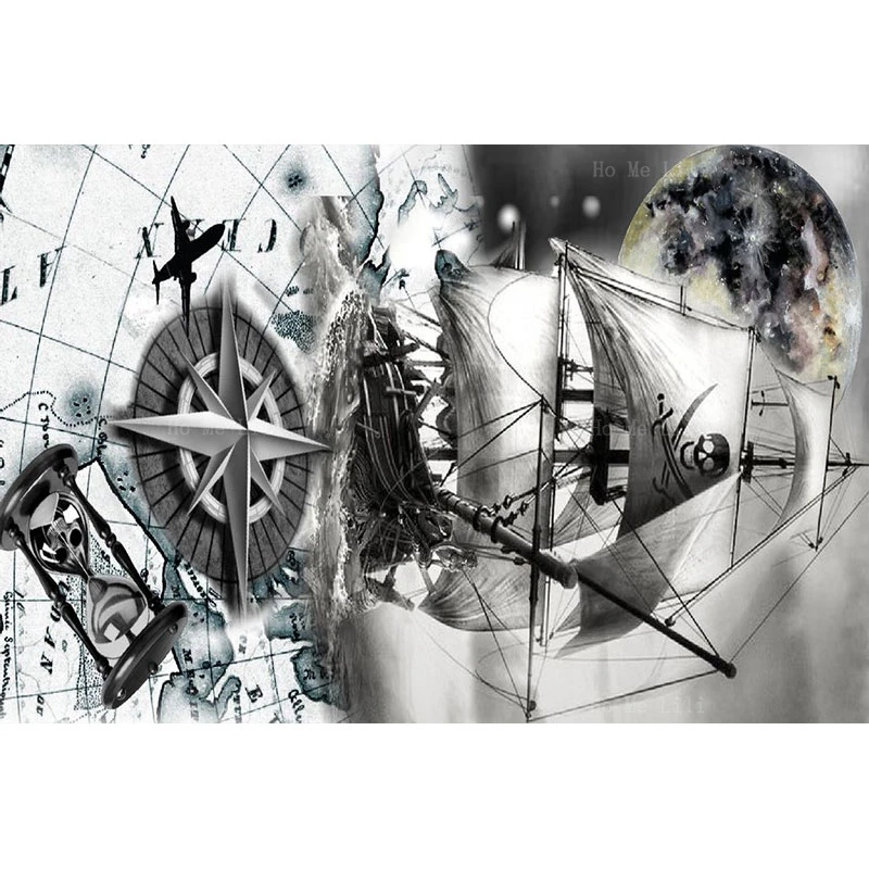 Nautical Trident Tattoo