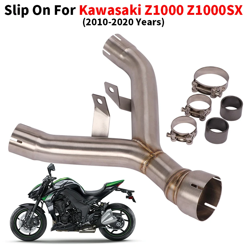 Motorcycle-Exhaust-Escape-Tube-Modify-Middle-Link-Pipe-Connecting-Mid ...