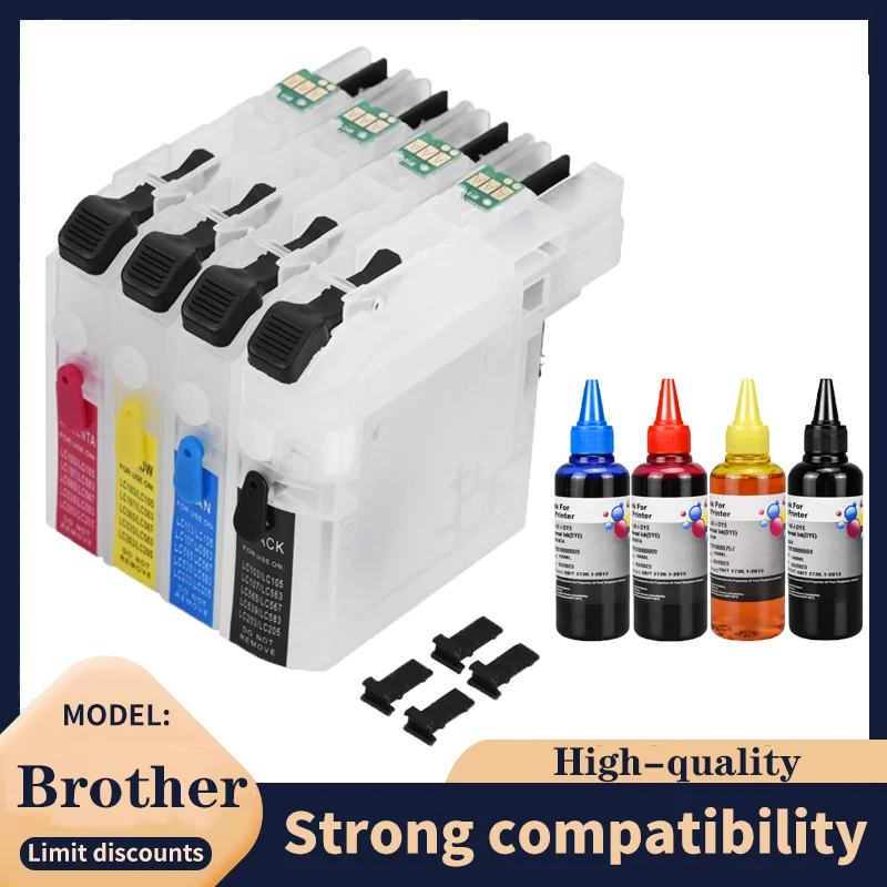 LC61-LC38-LC985-LC39-LC67-LC1100-LC980-Refillable-ink-Cartridge-for ...