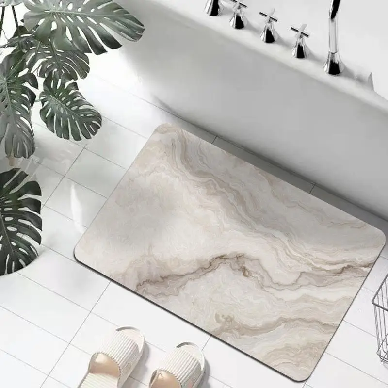 Light-Luxury-Diatom-Mud-Soft-Carpet-Bathroom-Entrance-Mat-Quick-Water ...