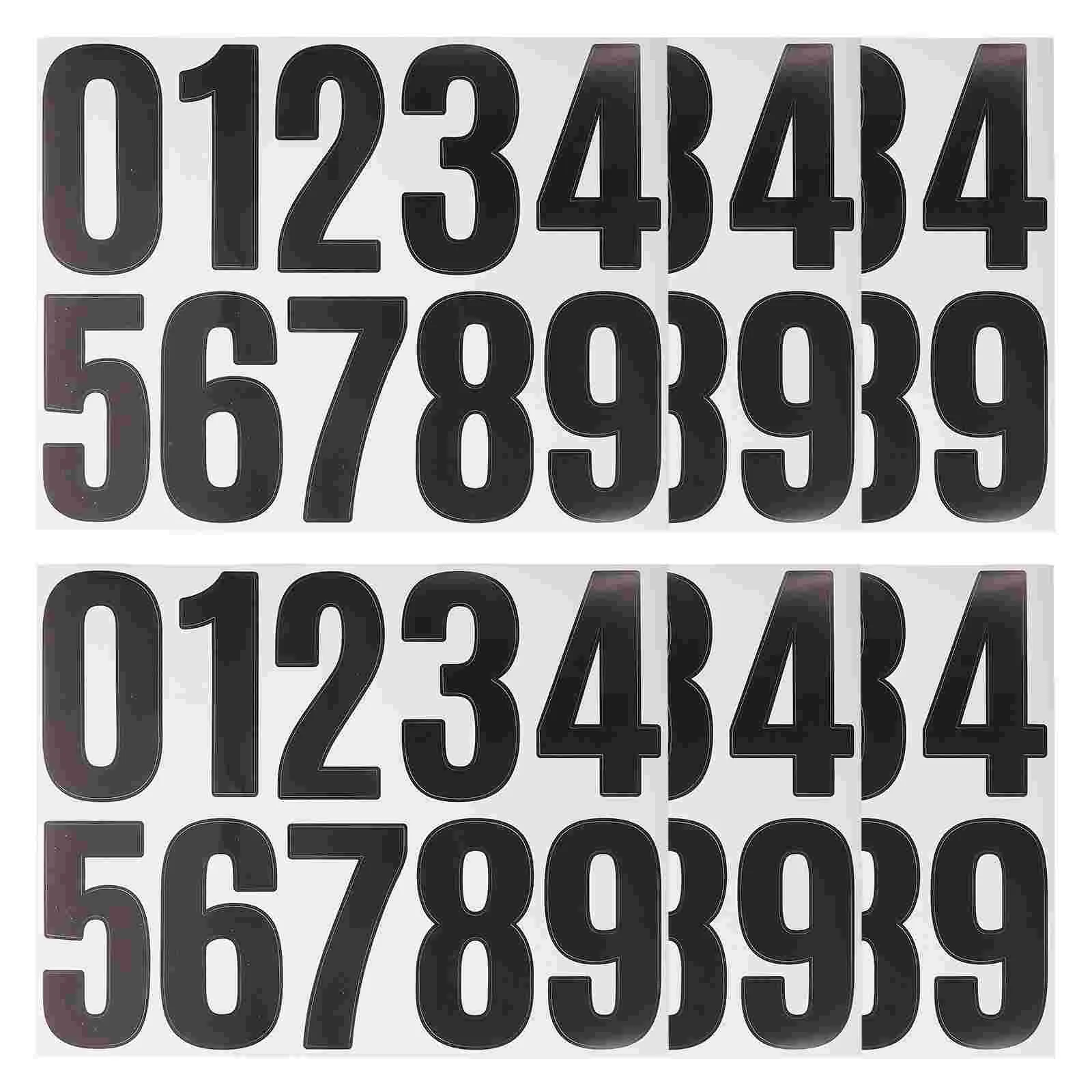 6-Sheets-Sheets-pack-Number-Stickers-Mailbox-Decals-Letter-for-Trash ...