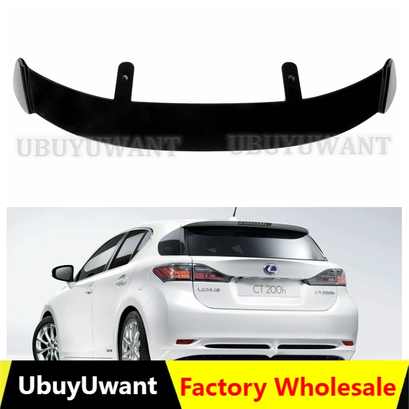 For Lexus Ct200h Car Spoiler Abs Plastic Car Roof Spoiler Rear Tail Lip ...