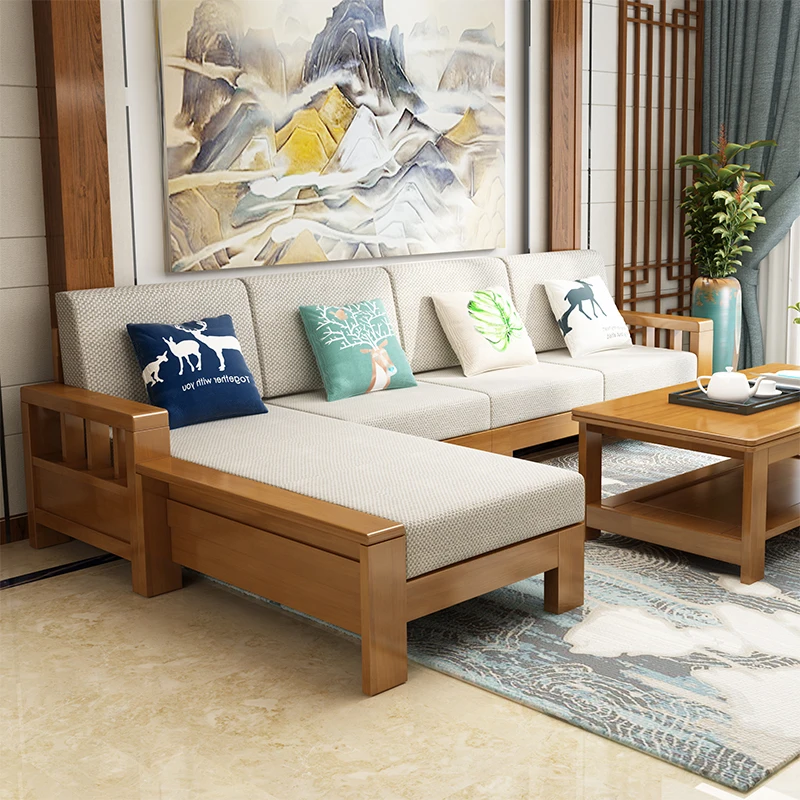 Wooden Sofa Set Designs For Small Living Room