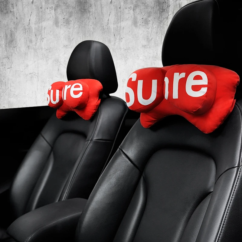 Almohada para reposacabezas de coche, cojín deportivo suave para el ...