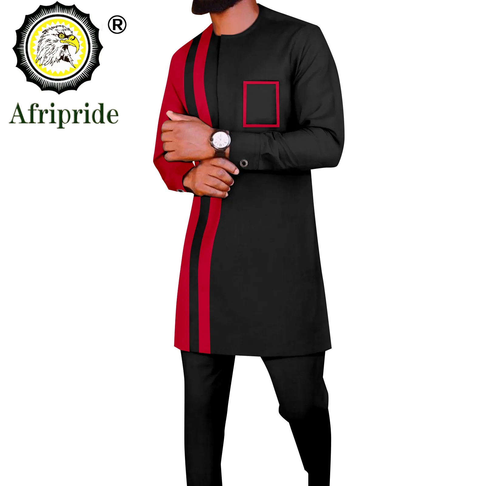 African Suits for Men Dashiki Shirts and Pants 2 Piece Set Tribal ...