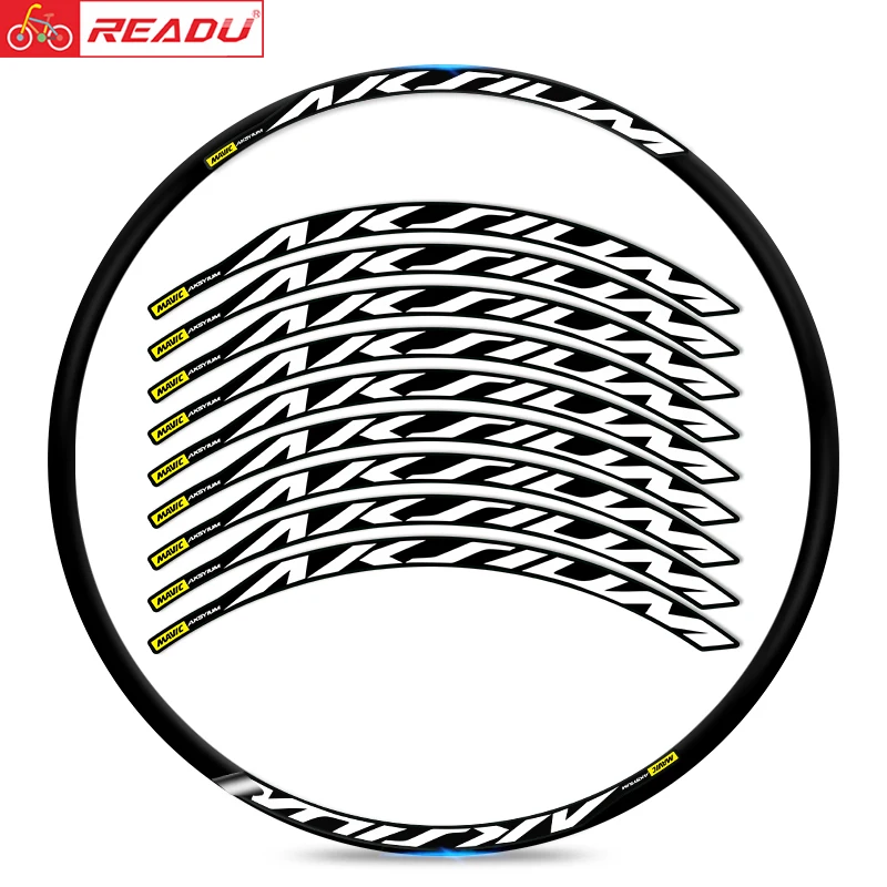 READU mavic AKSIUM DISC Road Bike Wheelset stickes decals bicycle Wheel ...