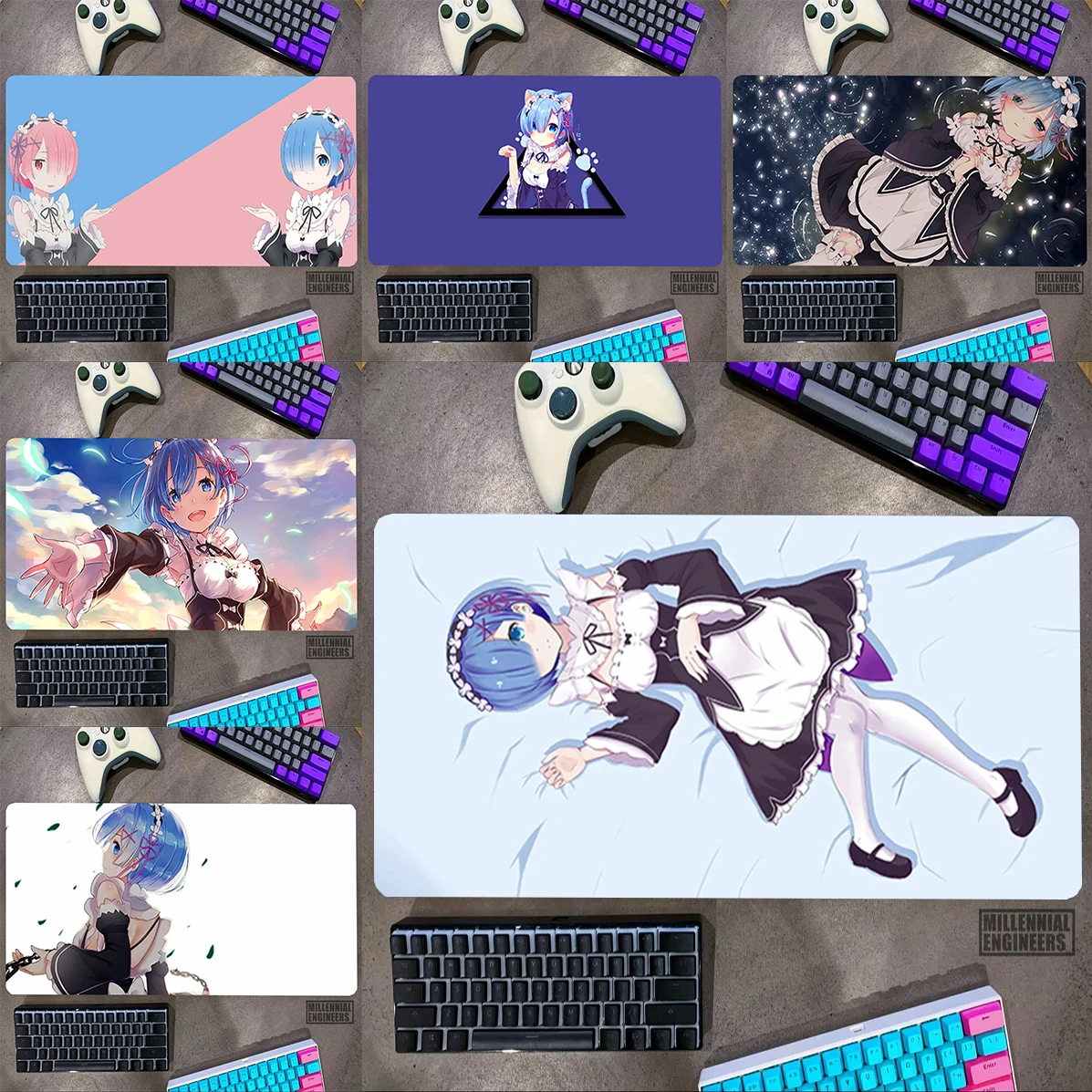 Rem-Re-Zero-Anime-Mouse-Pad-Desk-Mat-Premium-Mousepad-Office ...